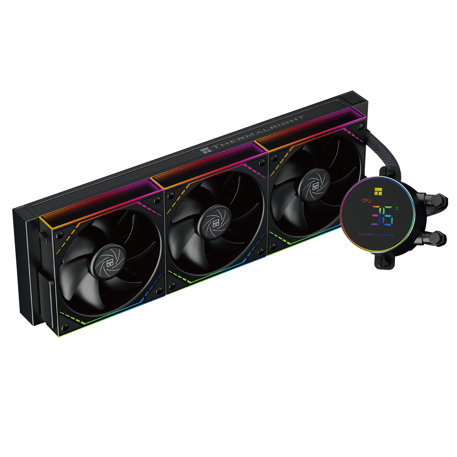 Thermalright Frozen 360mm Magic Digital ARGB BLACK V2 - Black | RAIQ